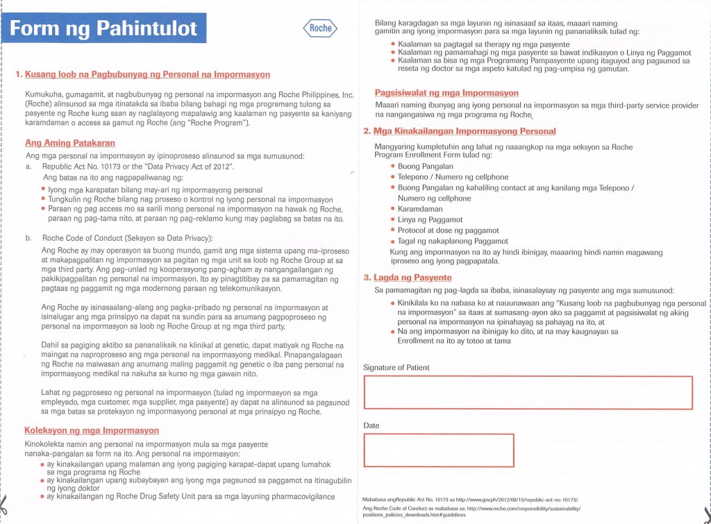 Consent Form_Tagalog | ICanServe Foundation – Breast Cancer Patient ...