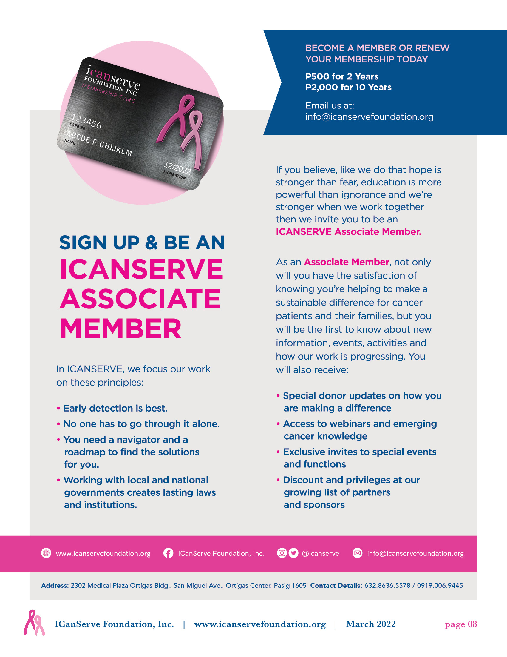 ICanServe Foundation – Breast Cancer Support Network